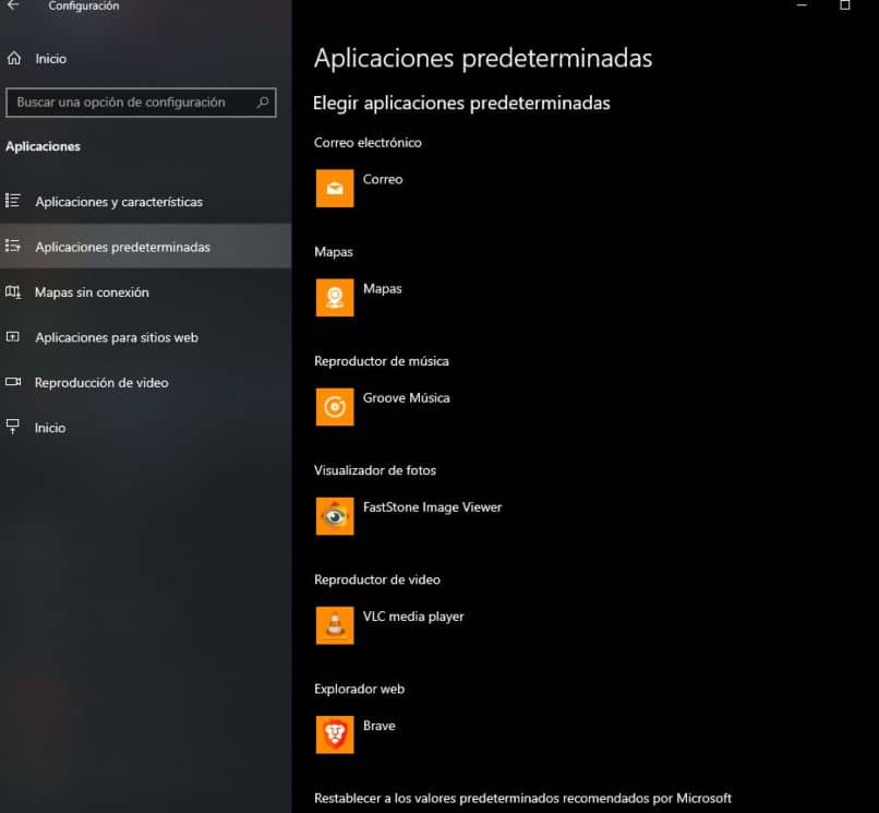 ¿Cómo configurar las aplicaciones predeterminadas de mi PC Windows 10 ...
